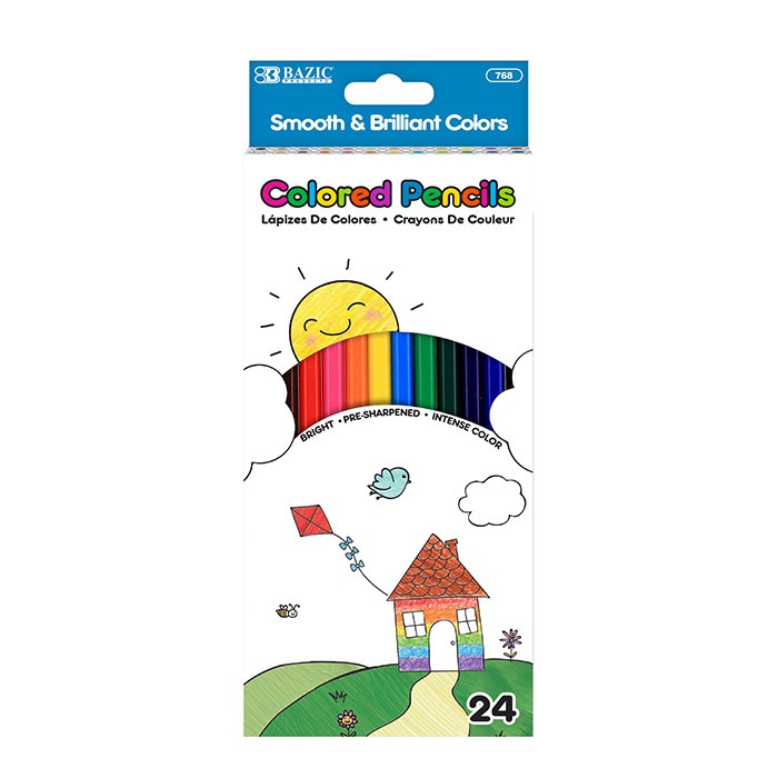 24 Colored Pencils | Multidesk LLC